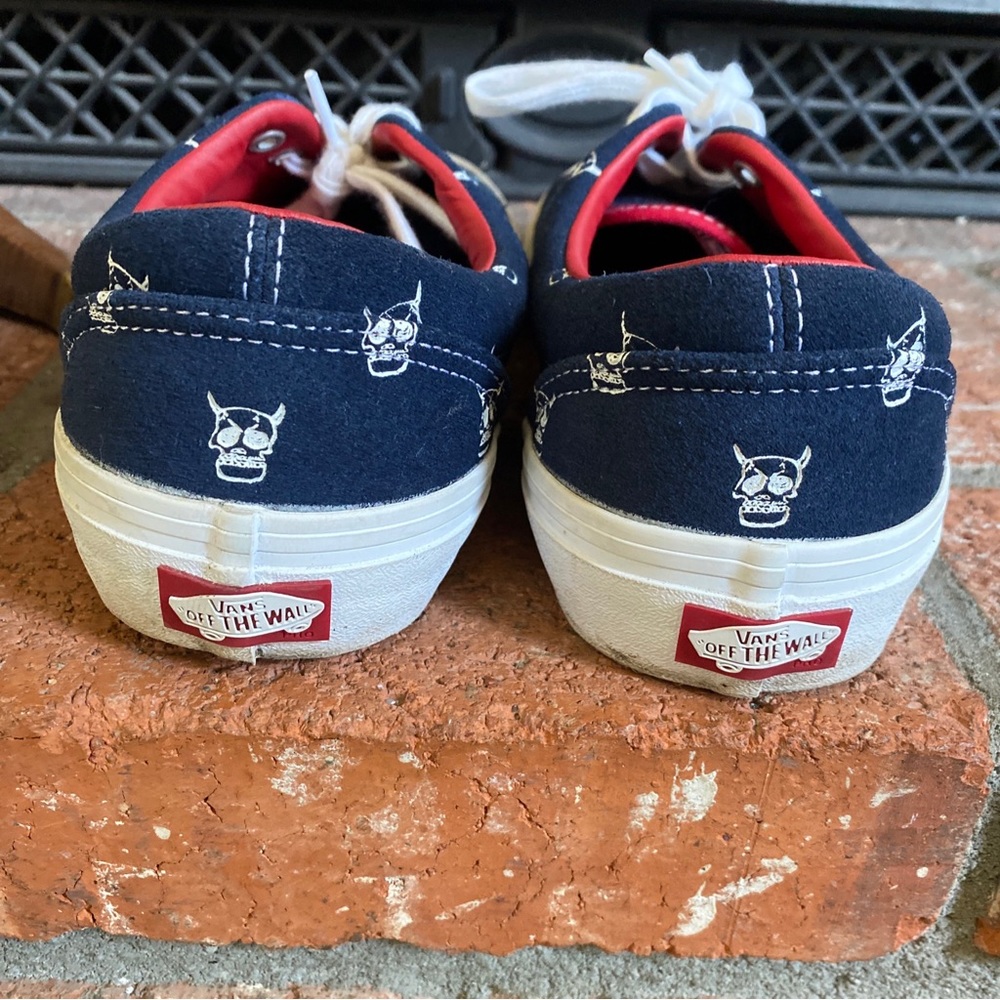 Vans Kader Sylla Era Mens Suede Navy Blue Lace-Up Ska… - Gem